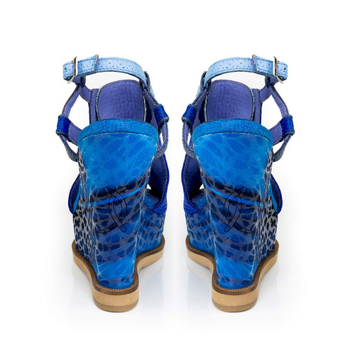 Zueco para mujer Dandy Love Rey Celeste – Altura Siete